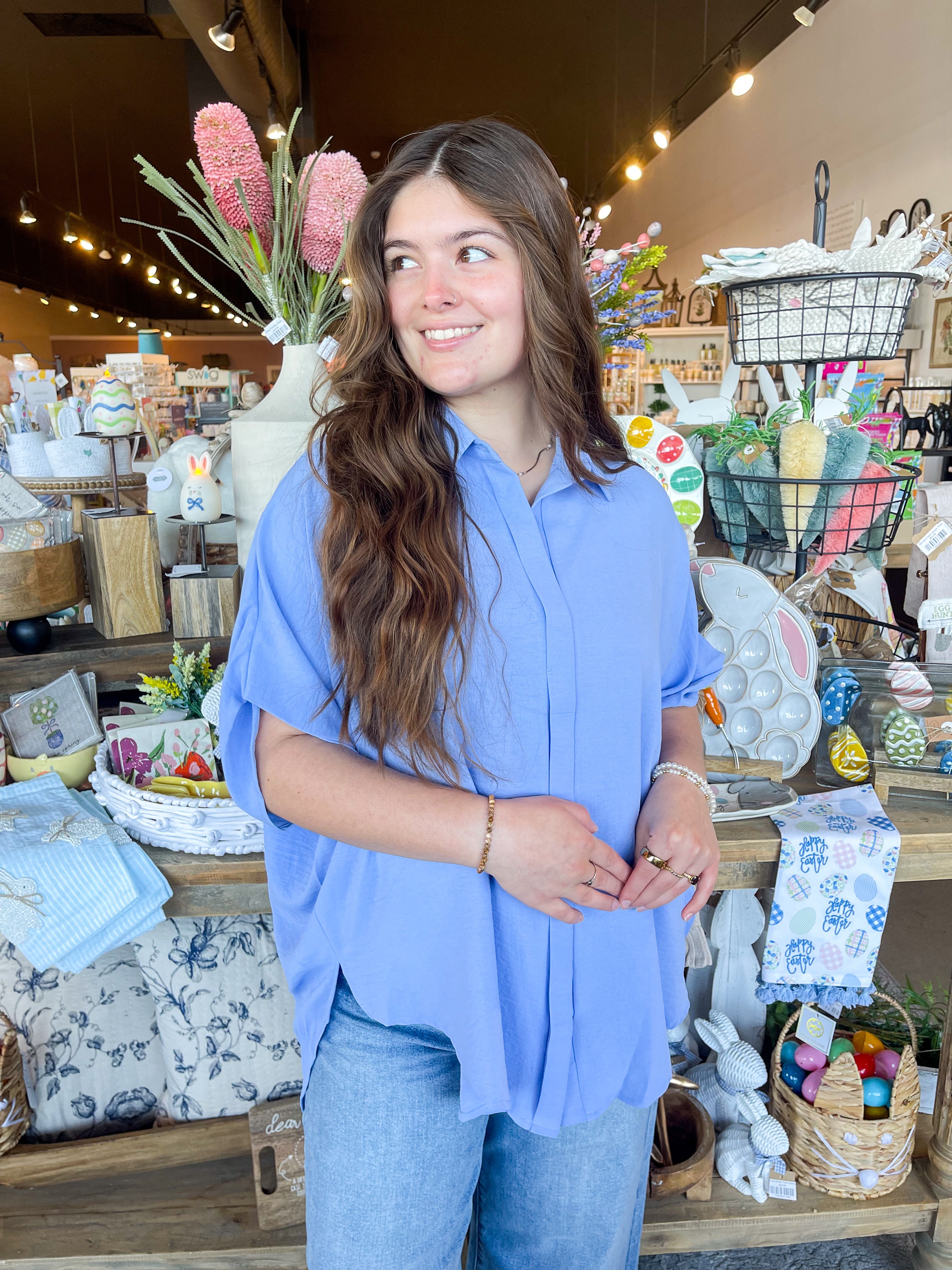 Light Blue Keri Top – Kenzie Parker